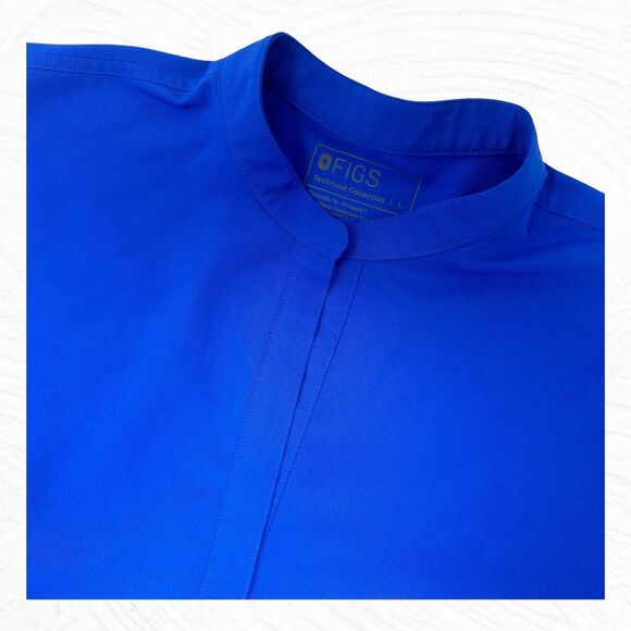 Figs | Tops | Figs Womens Blue Rafaela Oversized Scrub Top Size Large ...